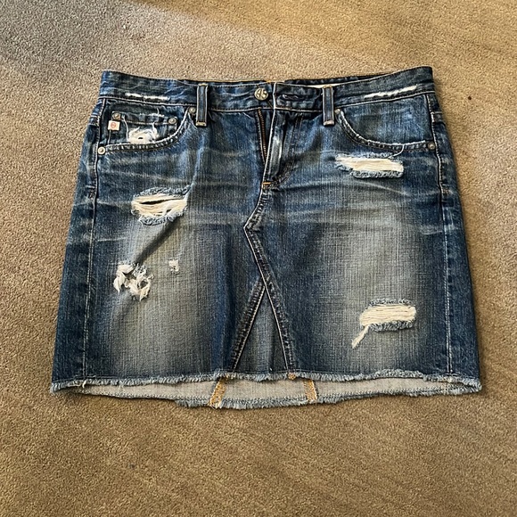 Ag Adriano Goldschmied | Skirts | Ag Adriano Goldschmied Denim Skirt ...